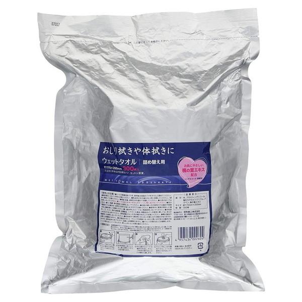 昭和紙工  ウエットタオル 300枚 バケツ詰替 101-31345   4957434002604  広告文責：アットツリー合同会社 TEL 050-3184-1221   ※商品パッケージは変更の場合あり。 メーカー欠品または完売の際、...
