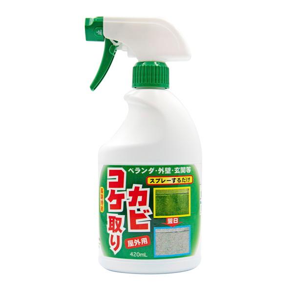 トーヤク コケカビ取り 420mL 屋外用洗浄剤4961161600552薬剤をスプレーするだけで野外建造物についたコケやカビを除去 水洗い不要■キッチン・お掃除用品:住居用洗剤:その他広告文責：アットツリー合同会社TEL 050-3184...