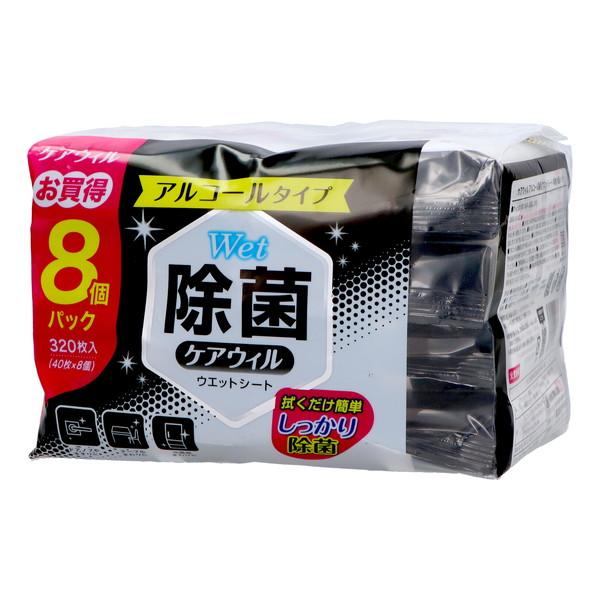 ケアウィル アルコール除菌 ウエットシート 大容量 320枚 小津産業4970512004338さっと拭き取り素早く除菌します。大容量８個パック。■紙製品:ウェットティッシュ広告文責：アットツリー合同会社TEL 050-3184-1221※...