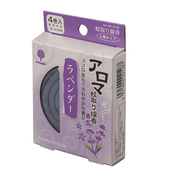紀陽除虫菊 アロマ 蚊取り線香 ラベンダー 4巻ほのかに香りがただよう、お香感覚のかわいい小巻タイプ 4971902021287 虫よけ・殺虫・園芸品:ハエ・蚊:蚊取り線香広告文責：アットツリー合同会社TEL 050-3184-1221 ※...