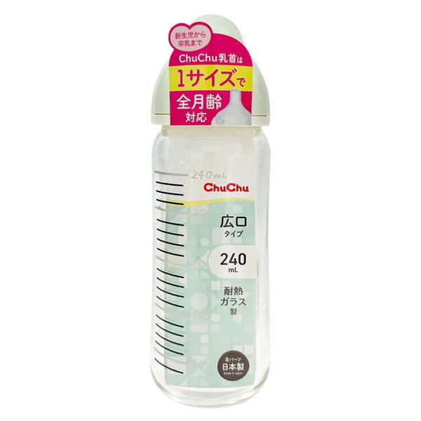 ジェクス ChuChu チュチュ マルチフィット 広口タイプ 耐熱ガラス製 ほ乳びん 240mL4973210996141新生児 卒乳まで、全月齢対応マルチフィット乳首（特許出願中）ベビー・キッズ用品:育児用品広告文責：アットツリー合同会社...