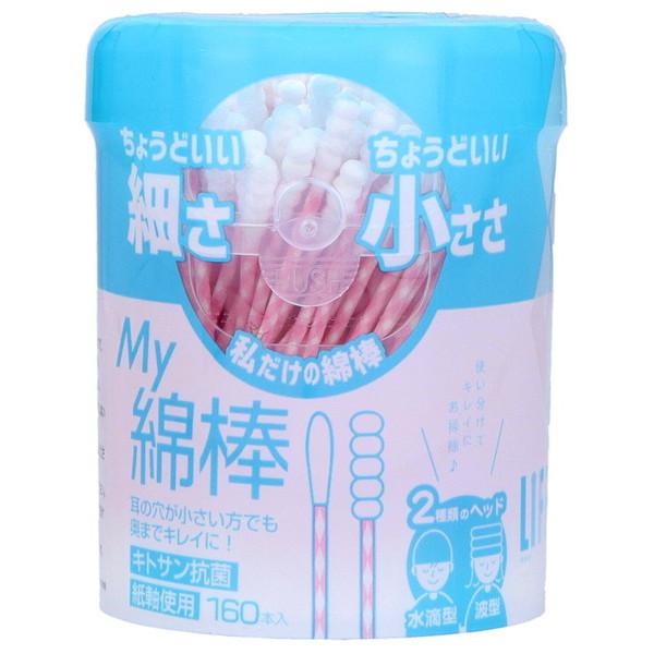 平和メディク My綿棒160本 ケース入 綿棒4976558005384綿球はちょうどいい細さ、小さめサイズ。細くても強い紙軸には可愛らしい印刷で見た目もキュート。衛生用品:綿棒広告文責：アットツリー合同会社TEL 050-3184-122...