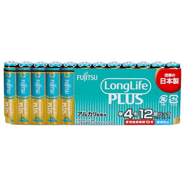 FDK FUJITSU Long LifePLUS ロング ライフプラス アルカリ乾電池 LR03LP(12S) 単4形 12個パック日本製　１０年保存 乾電池 電池 4976680278359 電池・電機製品:乾電池:アルカリ電池広告文責...