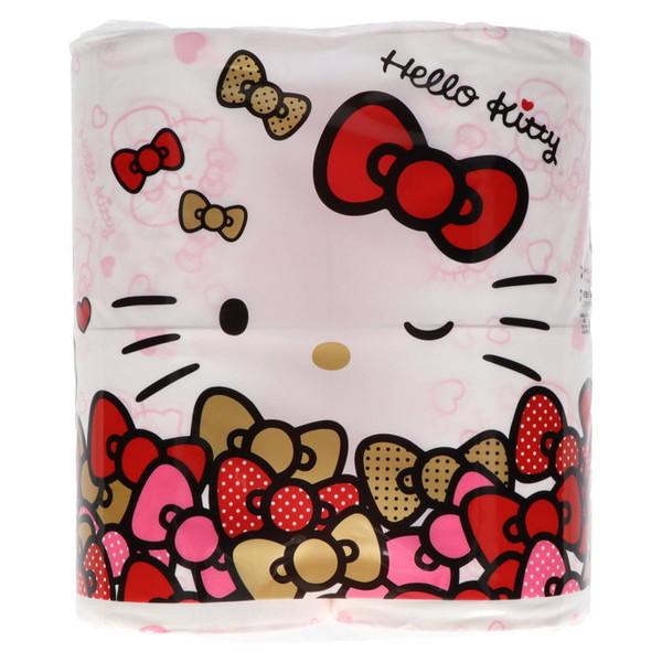 商品名：ハローキティ プリントトイレットペーパー ダブル 4ロールJANコード：4977033310504発売元、製造元、輸入元又は販売元：ハヤシ商事原産国：日本商品番号：101-31915広告文責：アットツリー合同会社TEL 050-31...