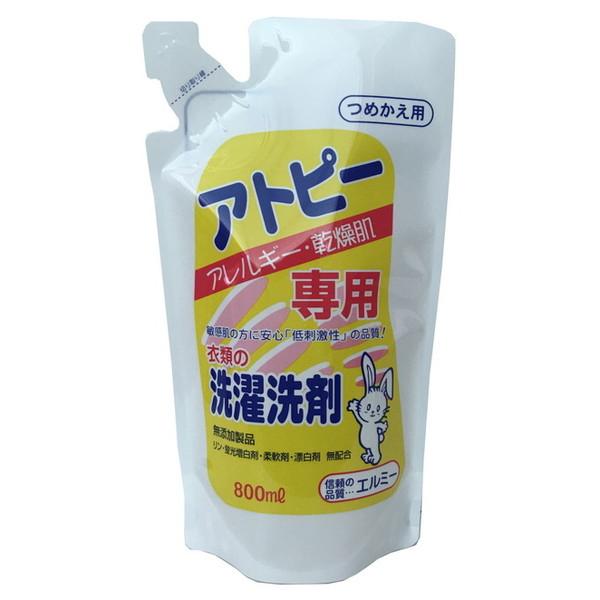 商品名：エルミー アトピー・アレルギー・乾燥肌専用 衣類の洗濯洗剤 つめかえ用 800mlJANコード：4983239396402発売元、製造元、輸入元又は販売元：cose(コーセー)原産国：日本商品番号：101-11184広告文責：アット...