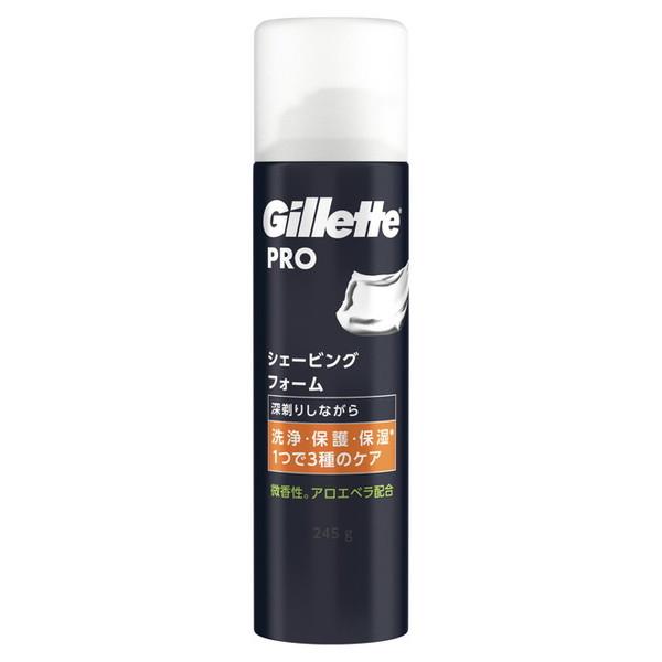 P&amp;G ジレット Gillette PRO シェービングフォーム 245g剃り残しゼロでクリーンな素肌へ 髭剃り ひげ剃り 4987176104144 男性用化粧品・日用品:男性用カミソリ:シェービング剤広告文責：アットツリー合同会...