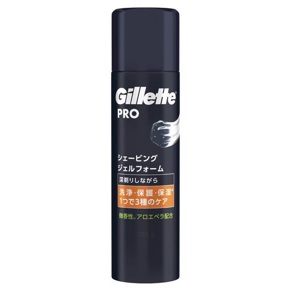P&amp;G ジレット Gillette PRO シェービング ジェルフォーム 195g剃り残しゼロでクリーンな素肌へ 髭剃り ひげ剃り 4987176104151 男性用化粧品・日用品:男性用カミソリ:シェービング剤広告文責：アットツリ...