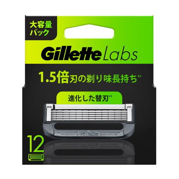 P&amp;G ジレットラボ 角質除去バー搭載 替刃12B カミソリ 髭剃り 12個入4987176238276角質除去バーによって角質や皮膚の汚れを髭を剃る前に除去し、埋もれている隠れヒゲまで剃り切ります。男性用化粧品・日用品:男性用カミ...