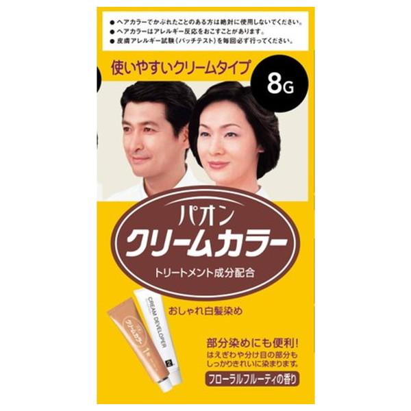 商品名：パオン クリームカラー8-G 自然な黒色JANコード：4987234130405発売元、製造元、輸入元又は販売元：ヘンケルジャパン原産国：タイ区分：医薬部外品商品番号：101-23930広告文責：アットツリー合同会社TEL 050-...