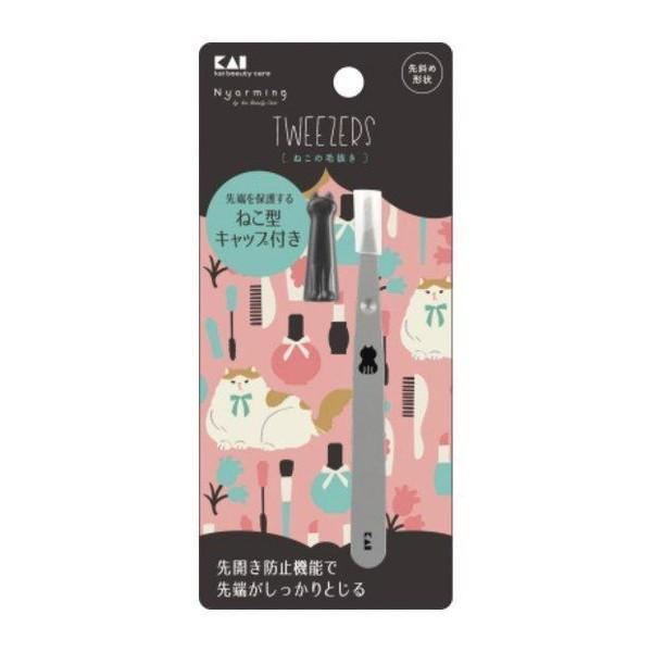 貝印 000HC2203 ねこの毛抜きねこ型キャップ付 毛抜き ツィザー 4901601070040 化粧品・化粧小物:メイク雑貨・美容小物:ボディケア雑貨:ボディケア小物広告文責：アットツリー合同会社TEL 050-3184-1221 ※...