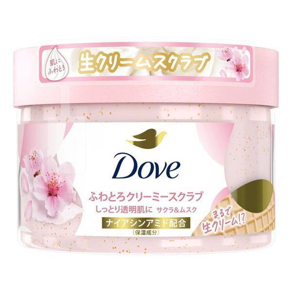 ユニリーバ Dove ダヴ クリーミー スクラブ サクラ&amp;ムスク 298gスクラブ成分配合 ボディ スクラブ 角質ケア 保湿 4902111776552 バス用品・洗面用品:ボディソープ・石鹸:ボディソープ広告文責：アットツリー合同...