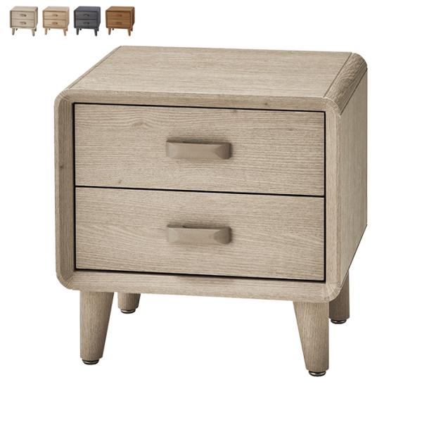 桜屋工業 CHERRY HOMEDAYサイドテーブル 脚部組立式 BA-34グレージュ（立体紙）ナチュラル（立体紙）グレー（立体紙）ウォールナット（立体紙）W450×D380×H450mm繊維板、化粧紙貼り（立体紙）引き出し内寸：W350×...