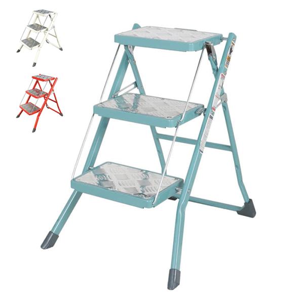 ダルトン DULTON脚立 折りたたみ式 FOLDING 3-STEPS LADDERサイズ：幅490x奥行680x高さ685mm折りたたみサイズ：幅490x奥行45x高さ830mm重さ：6kg耐荷重：100kg材質：スチール ポリエチレン...