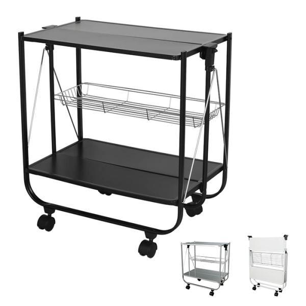 ダルトン DULTONワゴン 組立式 FOLDING TROLLEY 折りたたみ式フォールディング トローリー一種の憧れであり、夢であるトローリーサイズ：幅690x奥行405x高さ690mm折りたたみサイズ：幅690x奥行75x高さ885m...