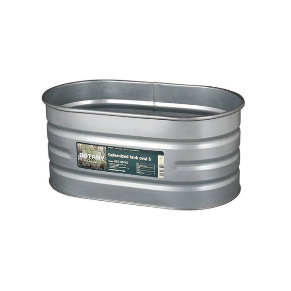 BOTANY ガルバナイズドタンク オーバルGALVANIZED TANK OVAL Sガルバナイズド タンク オーバルサイズ：W.750mm D.400mm H.350mm重量：9kg材質：ガルバナイズドシート(クリアラッカー仕上げ)ステ...