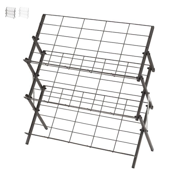 東谷 AZUMAYAラック 完成品 折りたたみ式 フォールディング シューズラック MIP-68サイズ：W70×D27×H70cmスペック：スチール(粉体塗装)重量：3kg折りたたみ可能で、省スペースなシューズラック。スチール素材で通気性も...