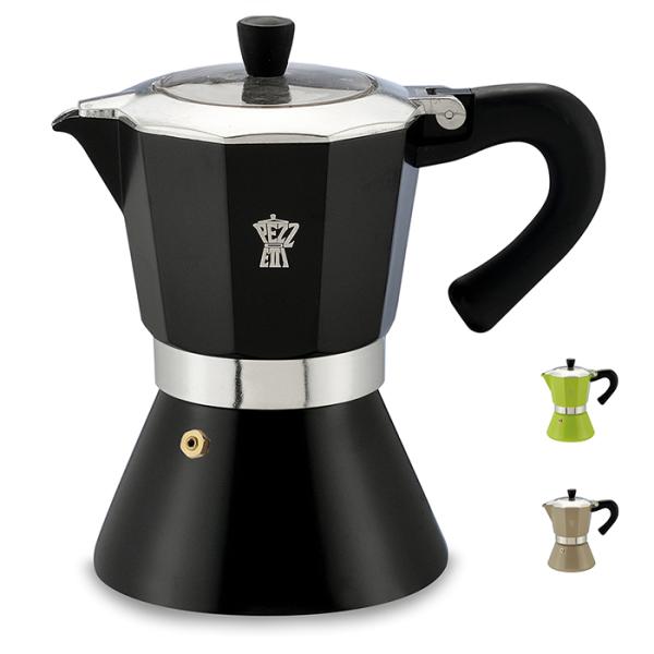 DUTCHWEST JAPAN ダッチウエストジャパン株式会社PEZZETTI ペゼッティ ベルエクスプレス6cup直線と曲線を組み合わせたフォルムとイタリアらしいカラーリングが特徴のエスプレッソメーカー。蓋の中央が透明で、抽出状況をチェッ...