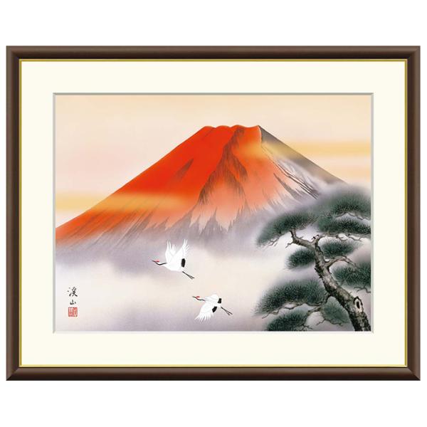 三幸 SANKOHF6号サイズ額外寸：52x42cm絵寸：40x30cm本誌：新絹本つや消しマット仕様フレーム樹脂製金装飾付有名美術館がレプリカを制作するため採用している高精細ジクレー版画技法で特製新絹本画布に表現し、最終仕上げは手彩による...