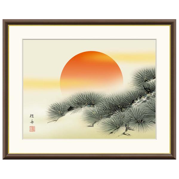 三幸 SANKOHF6号サイズ額外寸：52x42cm絵寸：40x30cm本誌：新絹本つや消しマット仕様フレーム樹脂製金装飾付有名美術館がレプリカを制作するため採用している高精細ジクレー版画技法で特製新絹本画布に表現し、最終仕上げは手彩による...