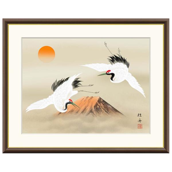 三幸 SANKOHF6号サイズ額外寸：52x42cm絵寸：40x30cm本誌：新絹本つや消しマット仕様フレーム樹脂製金装飾付有名美術館がレプリカを制作するため採用している高精細ジクレー版画技法で特製新絹本画布に表現し、最終仕上げは手彩による...