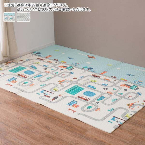 萩原 HAGiHARAマット クッションプレイマット エクス折りたためて水拭きできるプレイマット汚れてもサッとひと拭き、お手入れ楽々。適度なクッション性や、足音など階下への防音対策にもなり、子供の遊び場にもおすすめなクッションプレイマットで...