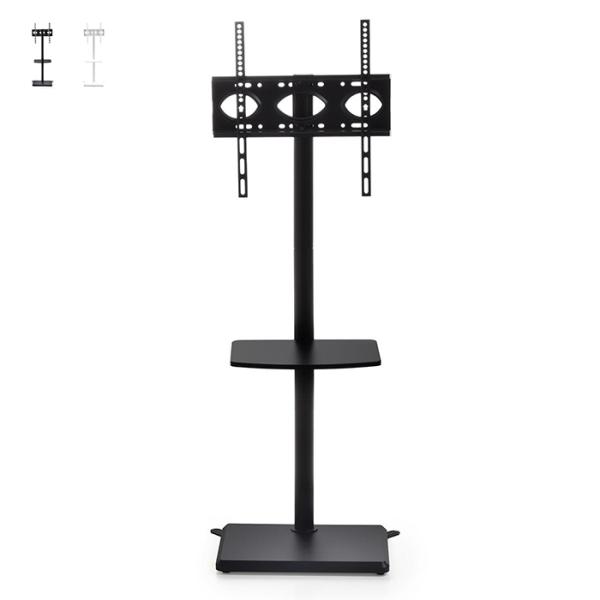 32〜55型までのテレビに対応した、本体耐荷重40kgの壁寄せタイプの棚付きテレビスタンド。テレビスタンドのメリットは、空間を広く使え、省スペースで設置できるので土台が邪魔になりにくく、部屋の圧迫感が減少されます。商品サイズ：幅 495 ×...