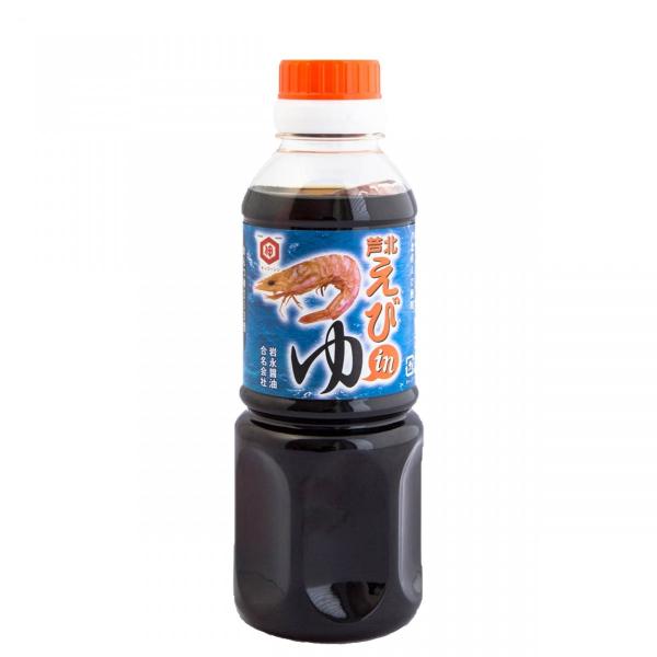 熊本県芦北産のえびが入っただし醤油。えびと昆布の旨味がギュッと詰まっています。めんつゆとしてはもちろん、茶碗蒸しやお吸い物、炊き込みご飯など料理のレパートリーが広がります。
