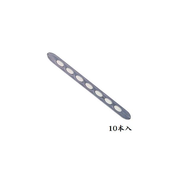 細かいパーマでも細いから差しやすい。長さ　120mm×幅10mm●入り数　10枚●カラー　グレー内容量：10本入