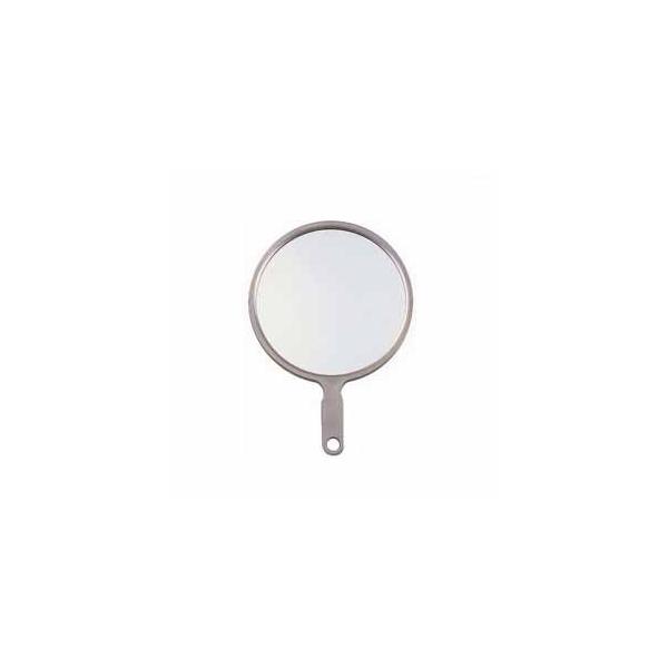 シンプルで大きめのハンドミラー洗面台の鏡と合わせ鏡にすると頭の後ろも見やすい大きなサイズ■サイズ鏡：245mmφ枠：273×393×10mm内容量：1個