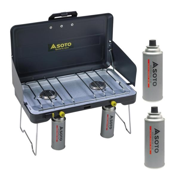 ■ジャンル:バーベキューコンロ・ストーブ/ツーバーナー/ガス式ツーバーナー ■メーカー: SOTO  ○関連ワード:冬キャンプ キャンプ用品 ベランピング おうちキャンプ用品 調理 ツーバーナーストーブ ツインバーナー サマーキャンプ フェ...