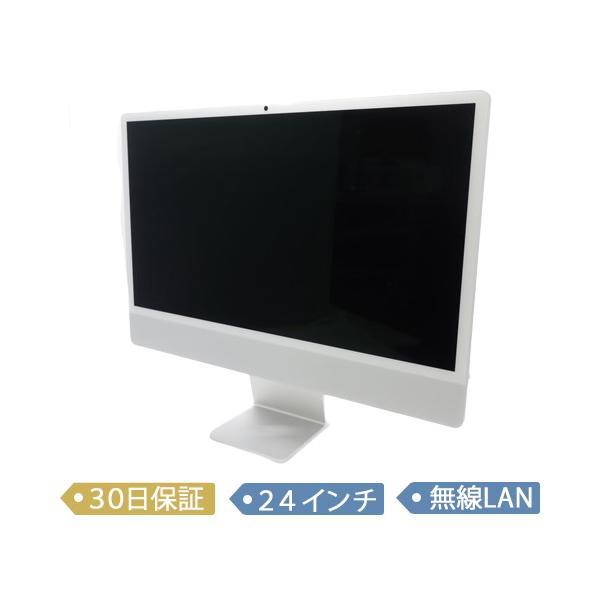 中古 パソコン ノートパソコン apple mac  imac Apple iMac Retina 24"4.5Kディスプレイ 年式： 2024カラー： シルバー型番： MWUC3J/A  ■基本スペック■ OS： macOS（15.7）C...