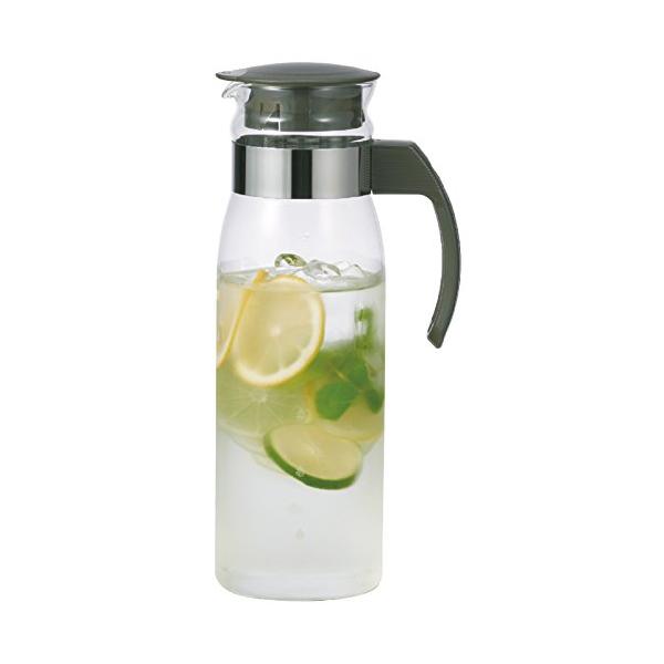 取っ手つき・チャコールグレー 1400mL RPLN-14-CGR・本体サイズ:13.5×9.2×28.8cm・素材・原材料:ポリプロピレン、ステンレス、ガラス・生産国:日本・※洗浄する場合は、やわらかいスポンジに中性洗剤を使用してください...