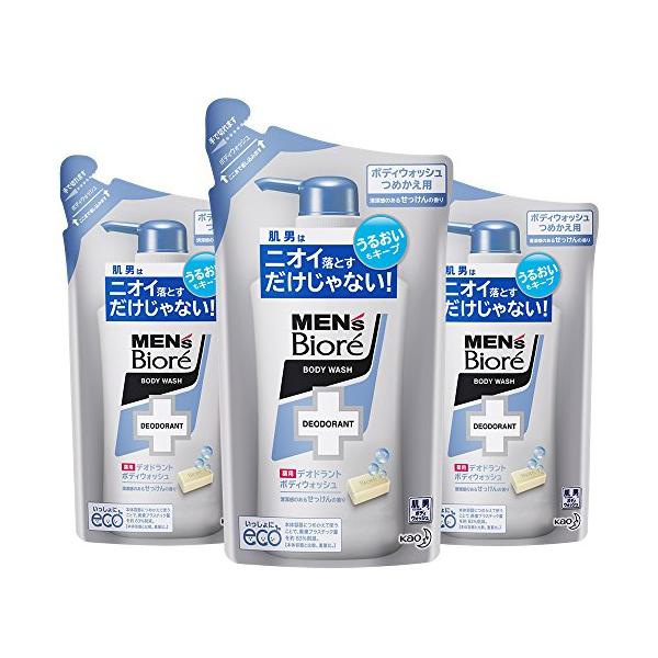 清潔感のあるせっけんの香り・ 380ミリリットル (x 3) ・内容量:1140ml・スキンタイプ:全肌質対応・メントール(清涼成分)配合・胸や背中などのニキビを防ぐ・清潔感のあるせっけんの香り