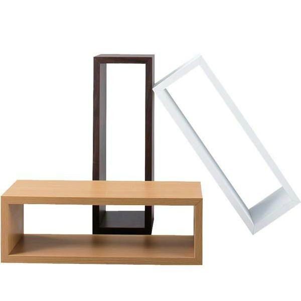 【パズルラック コゾー】●サイズ：W540×D230×H180mm　(内寸：W495×D230×H135mm)●素材：プリント化粧合板●完成品●北海道、沖縄、離島への配送は別途送料(荷物中継料)がかかります。※価格は1個分です。シンプルなデ...