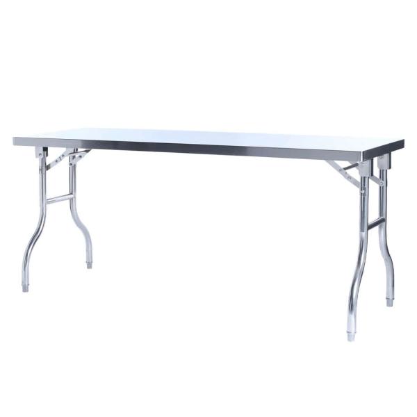 ※このページの販売商品は【1800×600タイプ】です。【DULTON STAINLESS WORKING TABLE 1800×600】●サイズ：[1800×600タイプ] 幅1800×奥行600×高さ800mm /折りたたみ時 幅180...