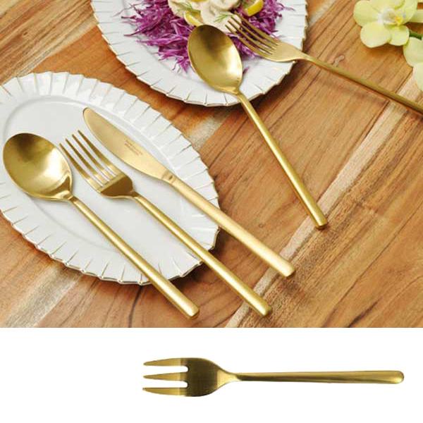 【DULTON SVELTE CUTLERY M.GLD DST.FORK】●サイズ：L.150mm●素材：18-8ステンレス●食洗機使用不可●北海道、沖縄、離島への配送は荷物中継料が別途かかります。シンプルで無駄な装飾のないデザイン、素材...