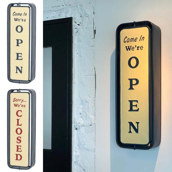 【DULTON WALL MOUNT SPINNER SIGN OPEN-CLOSED NAVY】●カラー：ネイビー●サイズ：幅200×奥行105×高さ610mm●素材：スチール(粉体塗装)●付属品：取り付けネジ(木材用)×4●取り付け穴ピ...