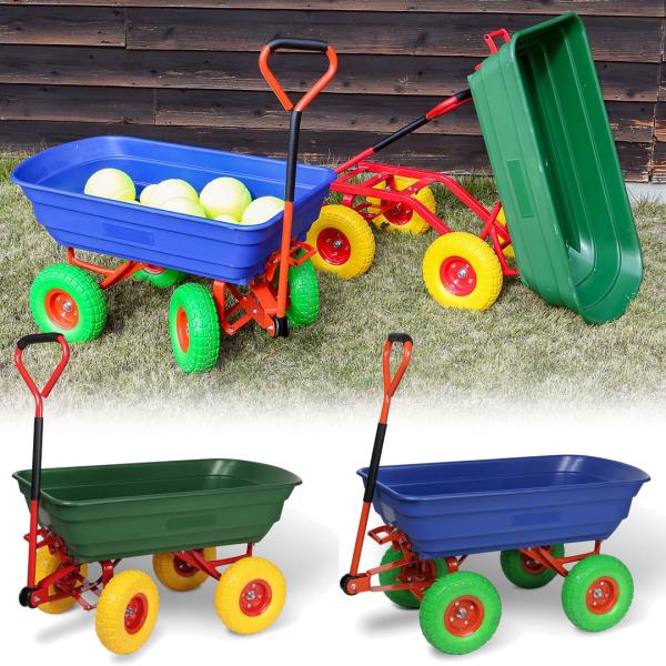 【DULTON EASY DUMP WAGON CART】●サイズ：幅1040×奥行540×高さ500mm●素材：[本体]ポリプロピレン、スチール　[タイヤ]ポリウレタン●重量：16kg●組立式●原産国：中国●北海道、沖縄、離島への配送は荷...