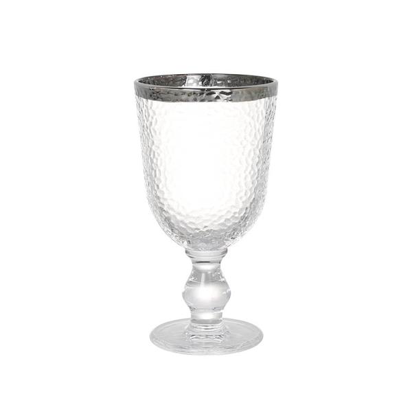 【DULTON GLASS TABLEWARE OBO GOBLET PLATINUM RIM】●カラー：プラチナ●サイズ：直径85×高さ160mm●容量：280ml●素材：ソーダガラス、プラチナフィルム(リム)●原産国：中国●北海道、沖縄...