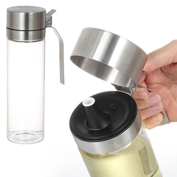※このページの販売商品は【500ml】です。【DULTON OIL &amp; VINEGAR BOTTLE】●サイズ：幅105×奥行65×高さ230mm●容量：500ml●素材：18-8 ステンレススチール・ホウケイ酸ガラス(耐熱温度差 ...