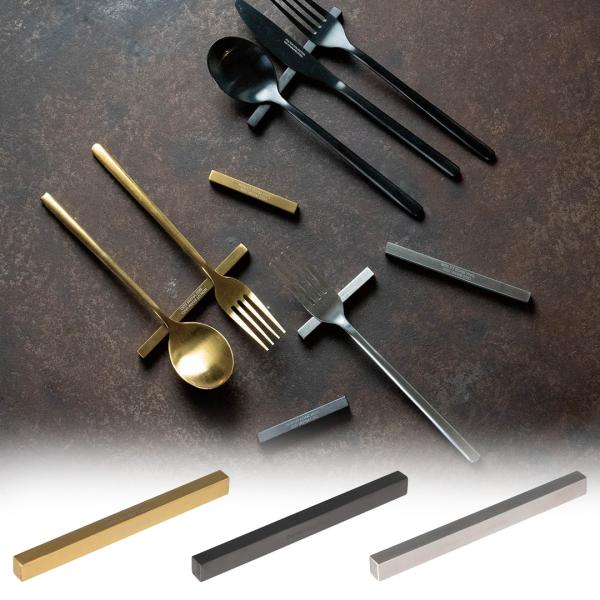 【DULTON　CUTLERY REST SQUARE L110】●サイズ：W110×D8×H10mm●素材：18-8ステンレス（マットゴールド、マットブラックはチタンメッキ）●北海道、沖縄、離島への配送は荷物中継料が別途かかります。シンプ...