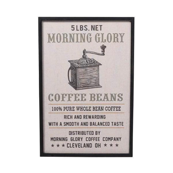 【DULTON　CANVAS ART COFFEE BEANS】●サイズ：W400×D30×H600mm●素材：天然木、MDF、スチール、キャンバス●重量：約1kg●アンティーク仕上げ●北海道、沖縄、離島への配送は荷物中継料が別途かかります...