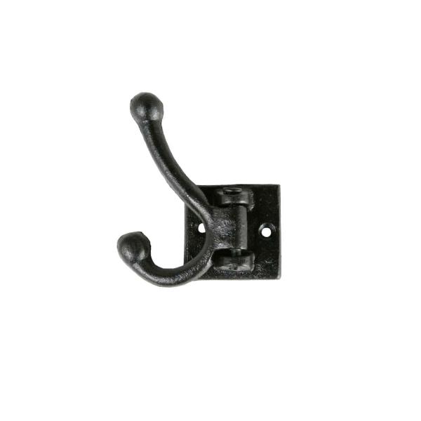 【DULTON DOUBLE SWING WALL HOOK】●サイズ：幅40×奥行70×高さ83mm●素材：アイアン●付属品：取付用ビス×2●原産国：中国●北海道、沖縄、離島への配送は荷物中継料が別途かかります。※1個単位での販売です。飾...