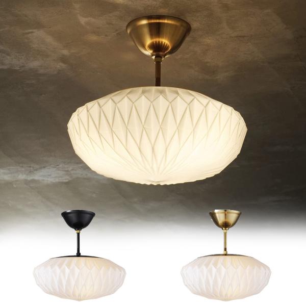 【インターフォルム　オリーン シーリングライト】●サイズ：直径375×高さ335mm●素材：ガラス、スチール●E17/60W ホワイトミニクリプトン球×３付●重量：3.6kg●壁スイッチタイプ　点灯→消灯●明るさの目安：6〜8畳●北海道、沖...