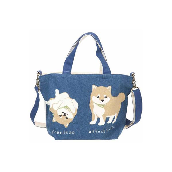 とってもかわいい柴犬がプリントされたショルダーバッグ♪天ファスナーなのでセキュリティーばっちりOK背面ファスナーポケット付きで、内側にもポケットがあるなどハイクオリティな仕上がりです。B5サイズが入る大きめサイズ。帆布で出来ているのでしっか...