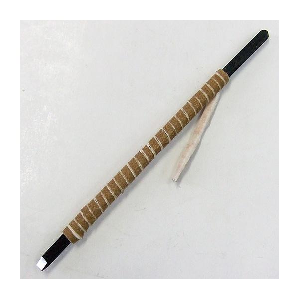 【 サイズ 】150 × 4 × 2.5mm※革巻きに使用している天然の鹿革は厚さにばらつきがあります。好みに合わせて巻きなおしてお使いください。