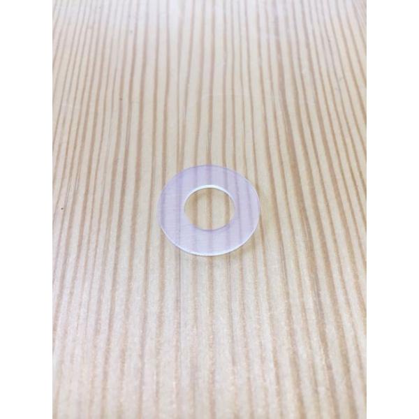 直径：2cm穴の直径：1cm厚み：1mmガラスを締め付ける時に、クッションになるシリコン製のワッシャーです。
