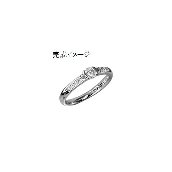ご不要地金下取り、格安に作り替え＊写真は完成制作例です。中央の宝石はお客様お手持ちのものを使用します。＊ラウンドカット宝石用リング枠です。＊価格はプラチナ９００リング枠とメレダイヤ込み、中石留め加工込みの完成価格です。＊メレダイヤ合計ＳＳ＝...