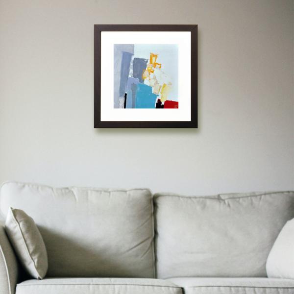 抽象画のアートポスターです。インテリアとして、どのお部屋に飾ってもおしゃれな空間を演出してくれる作品です。Christian Choisy【Harmonie Colree】■サイズ：W450×H450×D20(mm)★額はご注文をいただいて...