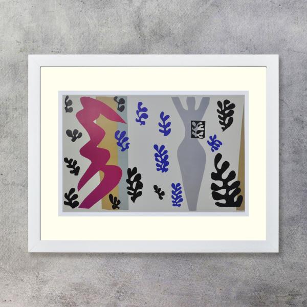 アンリ・マティスのアートポスターです。【Le lanceur de Coteaoux】■サイズ　W620×H490×D30(mm)★額はご注文をいただいてから制作しております。★表面はアクリルで保護しております。★商品写真はできる限り実物の...